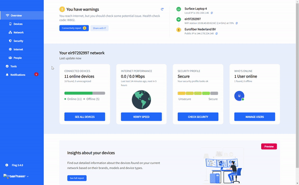 Wi-fi Scanner Tool – Fing