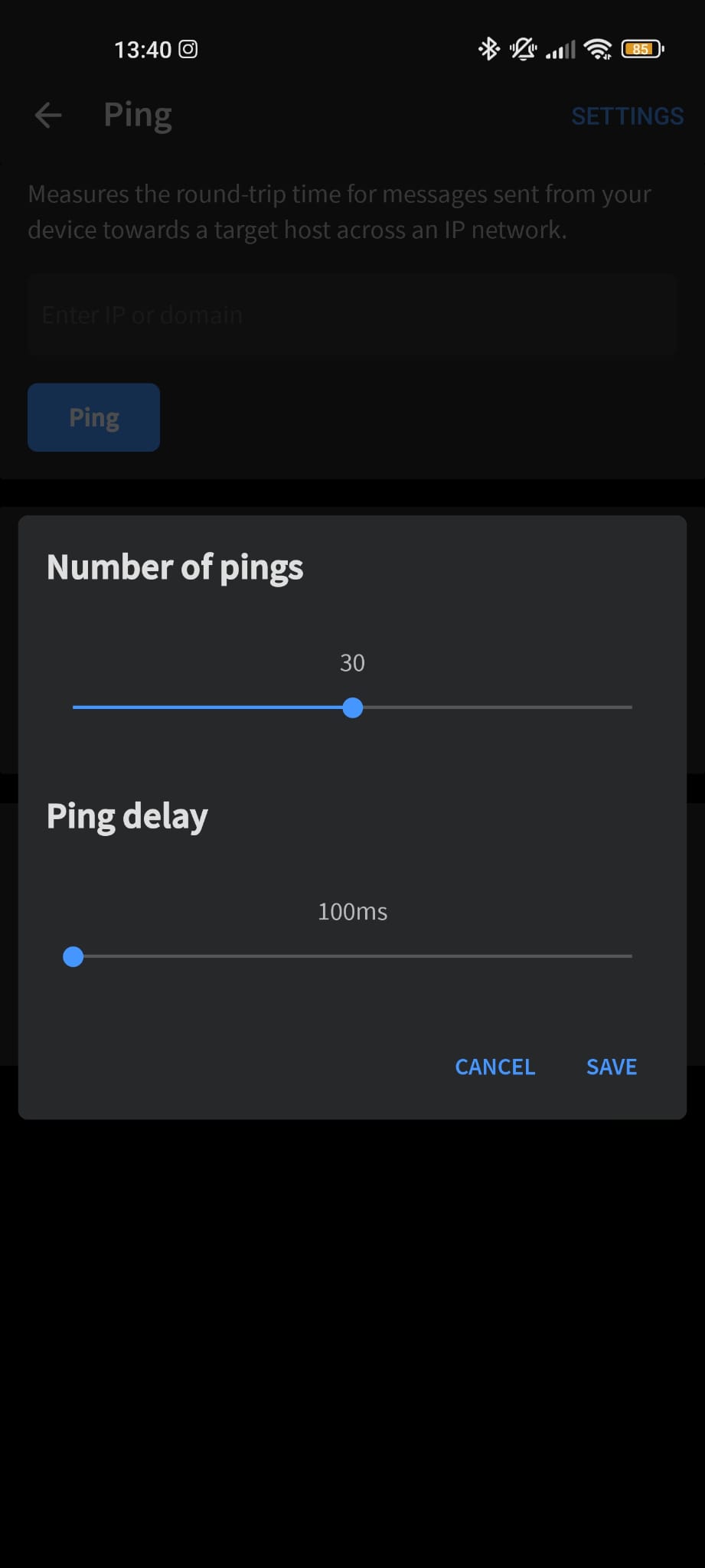 Ping Tool – Fing